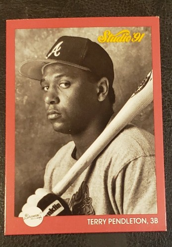 1991 LEAF STUDIO #148 TERRY PENDLETON BASEBALL CARD | eBay