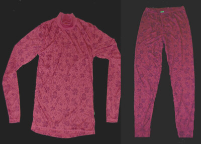 Ladies Fuscha PINK THERMAL Base Layer Set Sizes 8-18 TOP & BOTTOMS ...