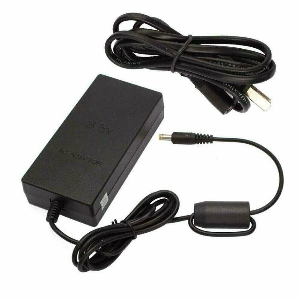 Power Supply AV Cable Sony Playstation 2 Slim PS2 Slim Charger TV Cable ...
