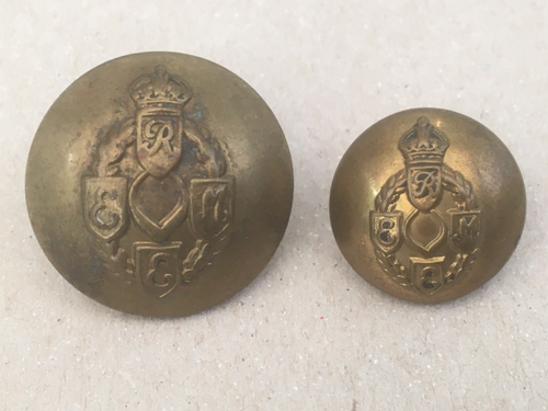 WW2 Era REME, Royal Electrical & Mechanical Engineers Buttons Large ...