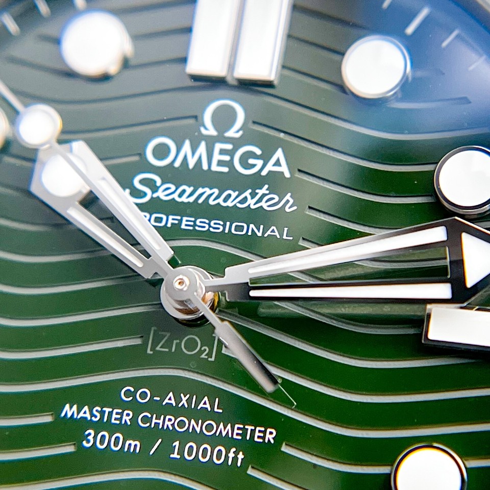 OMEGA Seamaster 300M Green Box & Papers MSRP $5600 MINT! - 210.32.42.20 ...
