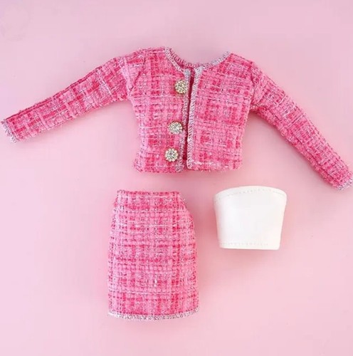 Frenchy Jacket Skirt Dress Plaid Suit Clothing Clothes Doll Outfit ...