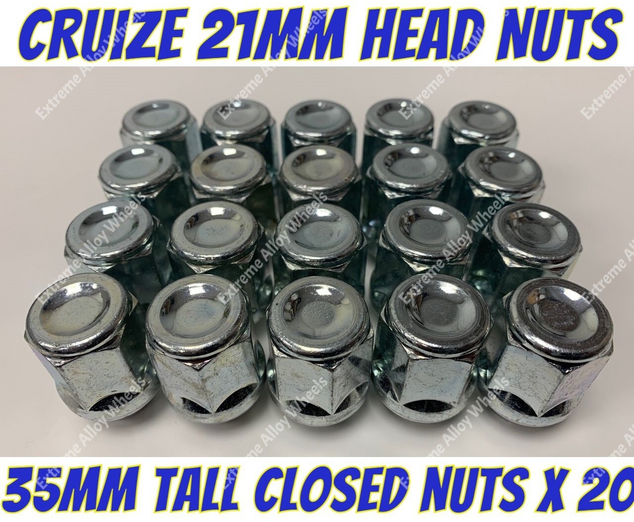 Alloy Wheel Nuts 21mm Head x 20 M12x1.5 Mazda 121 323 626 929 Bongo CX ...