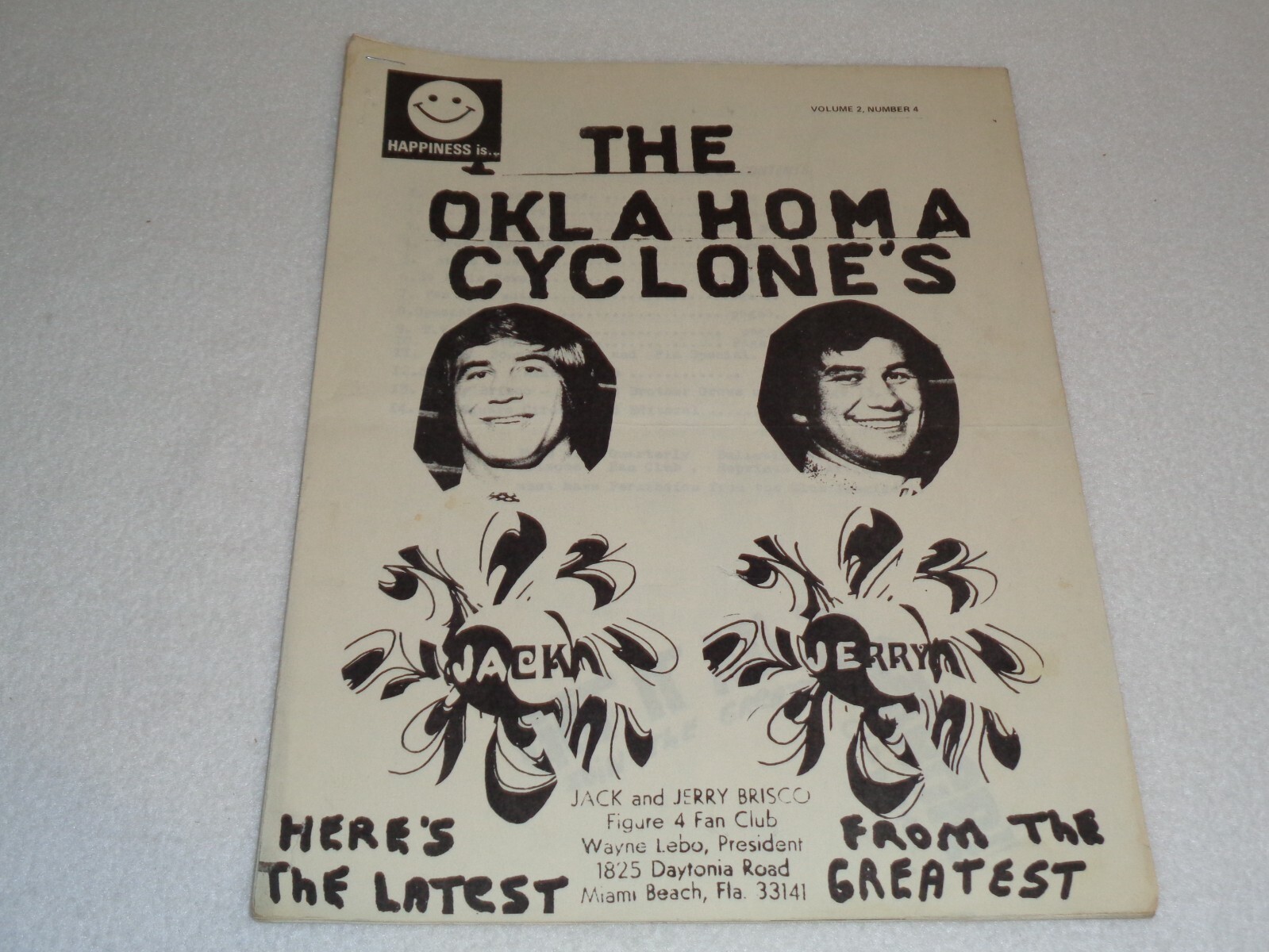 The Oklahoma Cyclones Jack & Jerry Brisco Figure 4 Wrestling Fan Club ...
