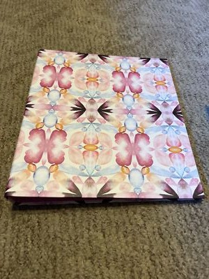 1" Round Ring Binder Mirror Geo Pink - greenroom | eBay