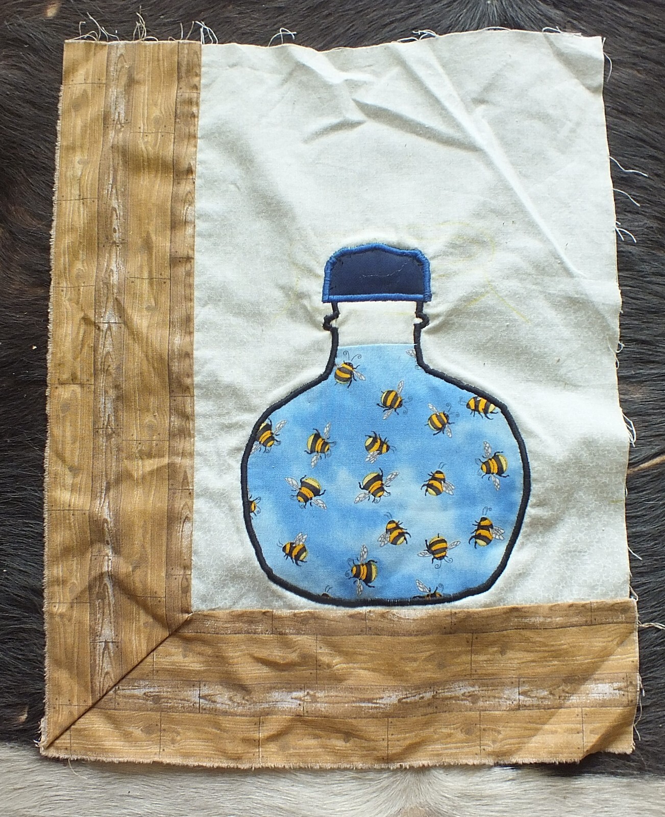 Lot of 12 Bug Jar Quilt Blocks each block measures approx. 12" x 14-1/2 ...