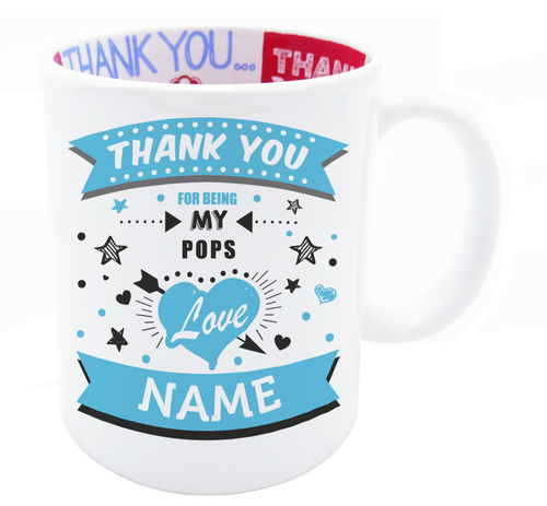 Pops Custom Personalised Coffee Tea Gift Mug Birthday Christmas ...