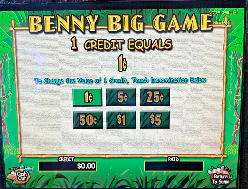 IGT I-game Benny Big Game Software | eBay