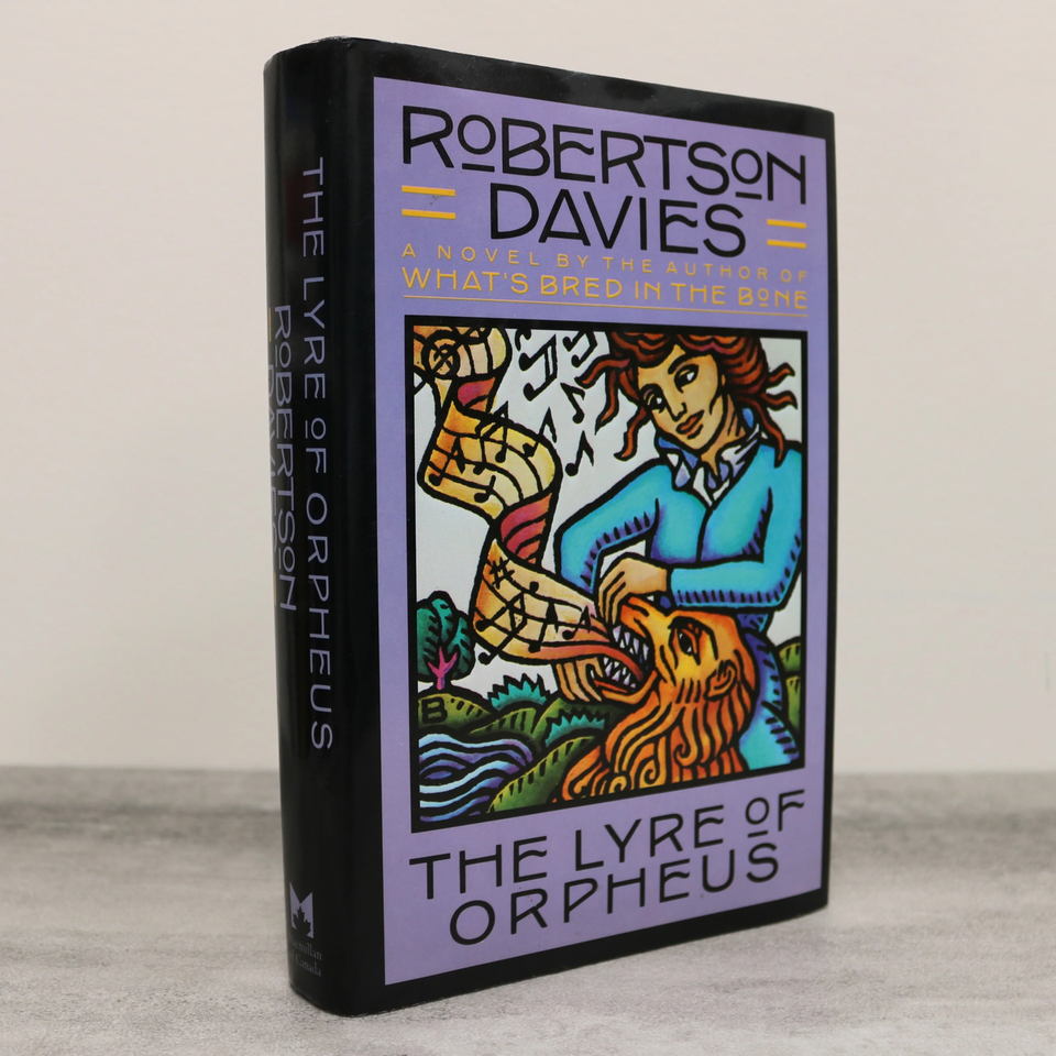 Lyre of Orpheus Robertson Davies Signed Fiction Canada Author Novel ...