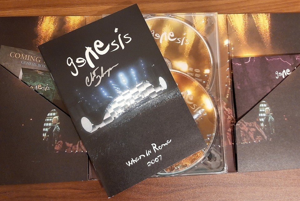 Genesis 'When in Rome' Live DVD - SIGNED BY Chester Thompson! | eBay