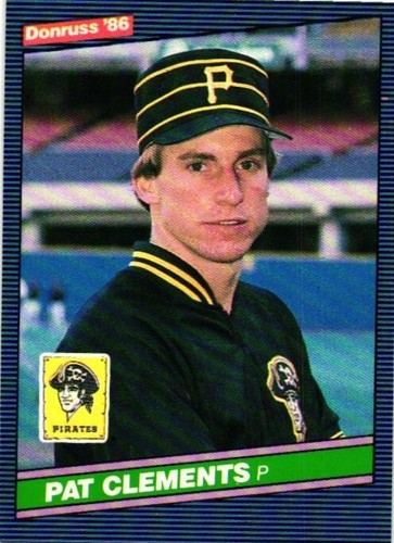 1986 DONRUSS BASEBALL PAT CLEMENTS CARD #600 | eBay