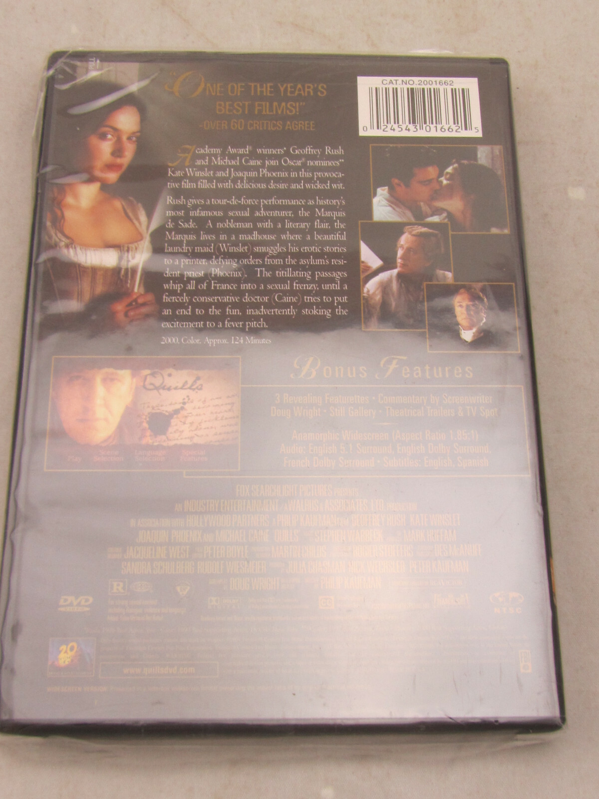 Quills (DVD, 2000) for sale online | eBay