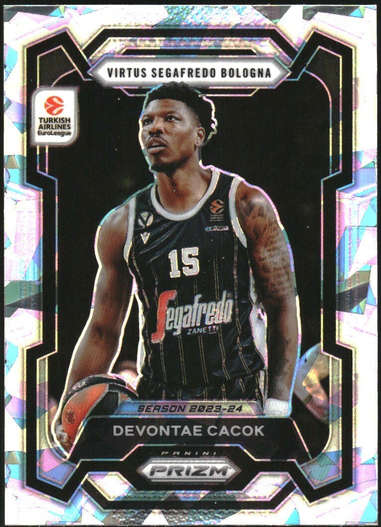 2023-24 Panini Prizm Turkish Airlines EuroLeague - Devontae Cacok #129 ...