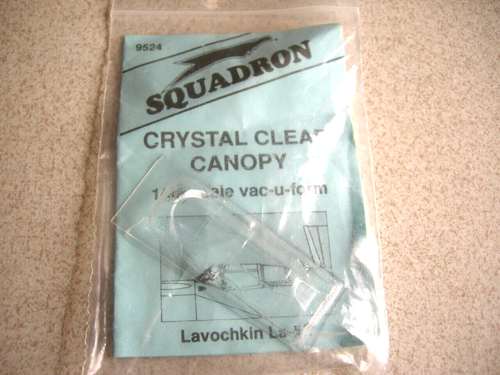 Squadron 9524 Vac-u-form Canopy LAVOCHKIN La-5/7 *Hobbycraft 1/48 La-5 ...