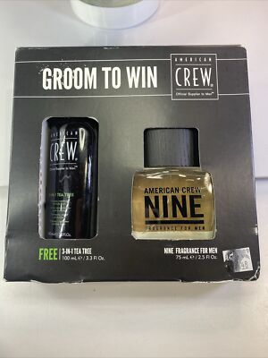 American Crew Nine Cologne For Men 2.5 Oz. 3 In 1 Tea Tree . RARE ...