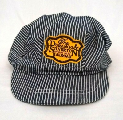 VTG Durango & Silverton Railroad Conductor Engineer Striped Cap Hat ...
