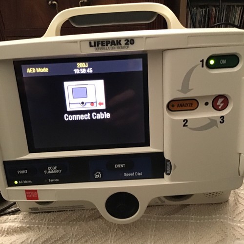 LIFEPAK 20 Very good condition with cables | eBay
