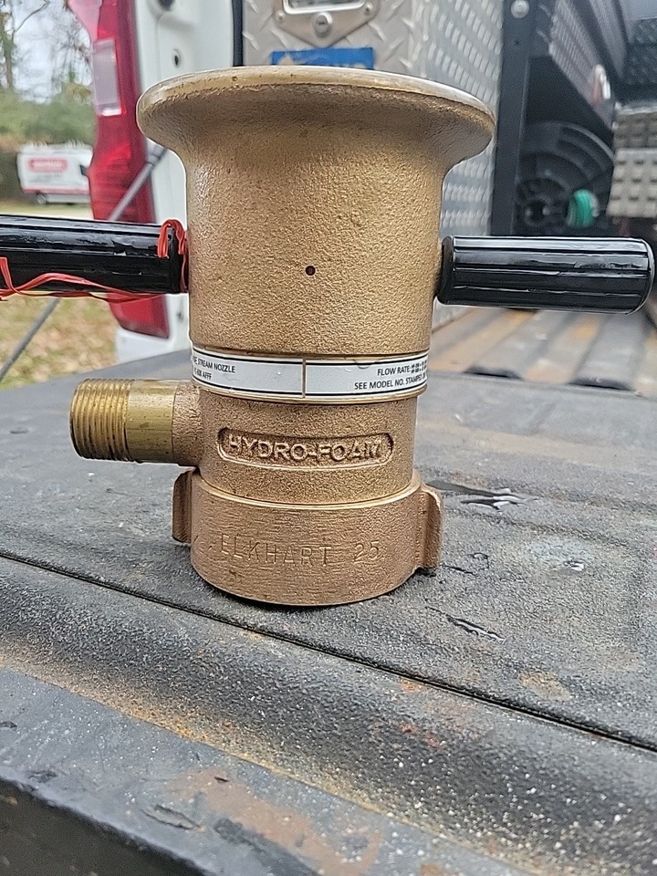Elkhart Brass Foam Hose Stream Nozzel- MODEL HF-500 UL Listed 80L0 ...