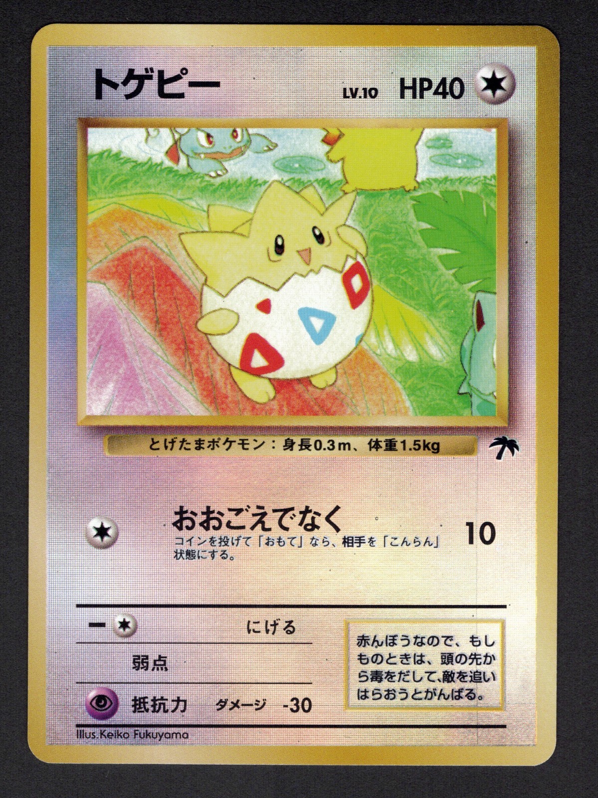 Togepi Japanese Southern Island Promo Reverse Holo NM | eBay
