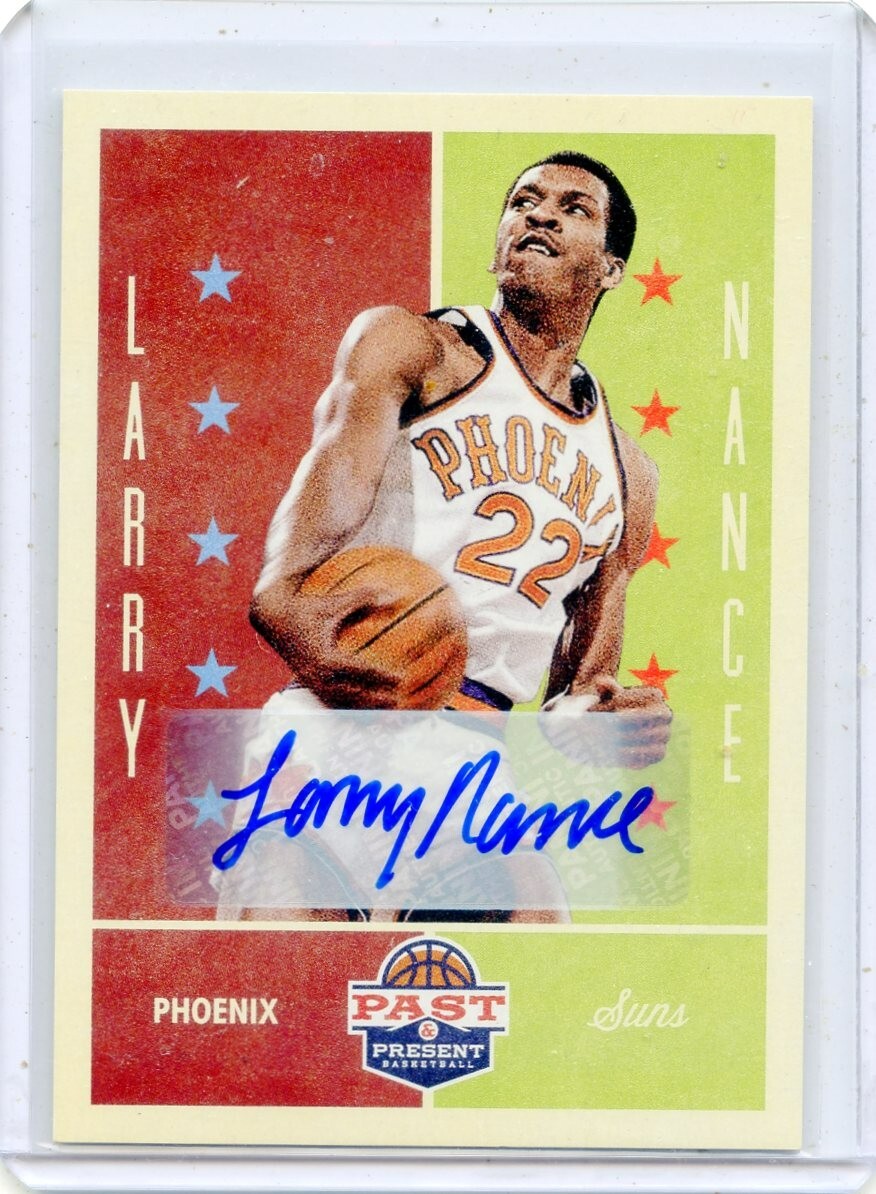 2012-13 PAST & PRESENT #92 LARRY NANCE AUTOGRAPH PHOENIX SUNS 062323 | eBay