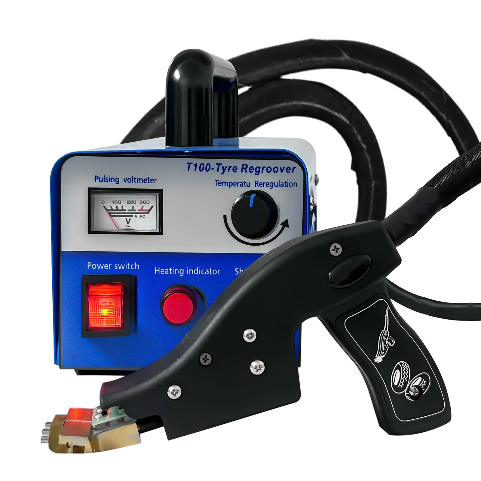 Tire Groover Machine Rubber Tire Groover Temperature Adjustable Pulse ...