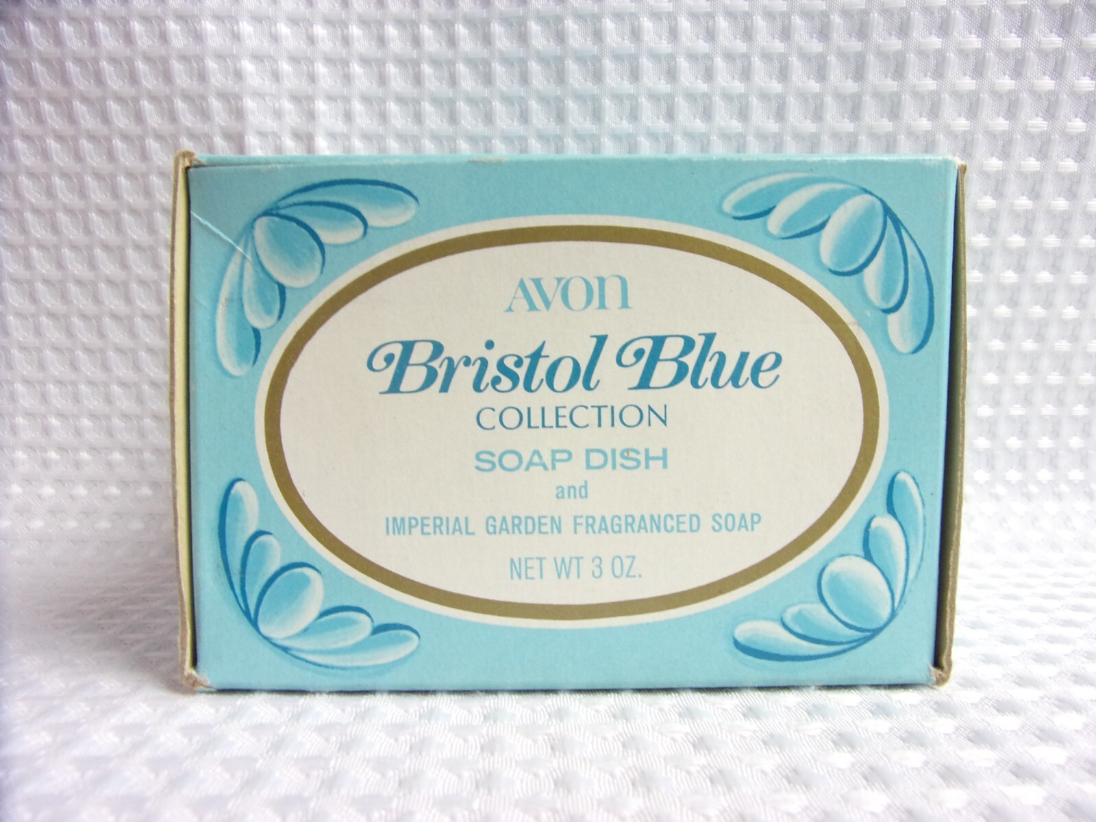 VTG Avon Bristol Blue Collection Opaline Soap Dish and Imperial Garden ...