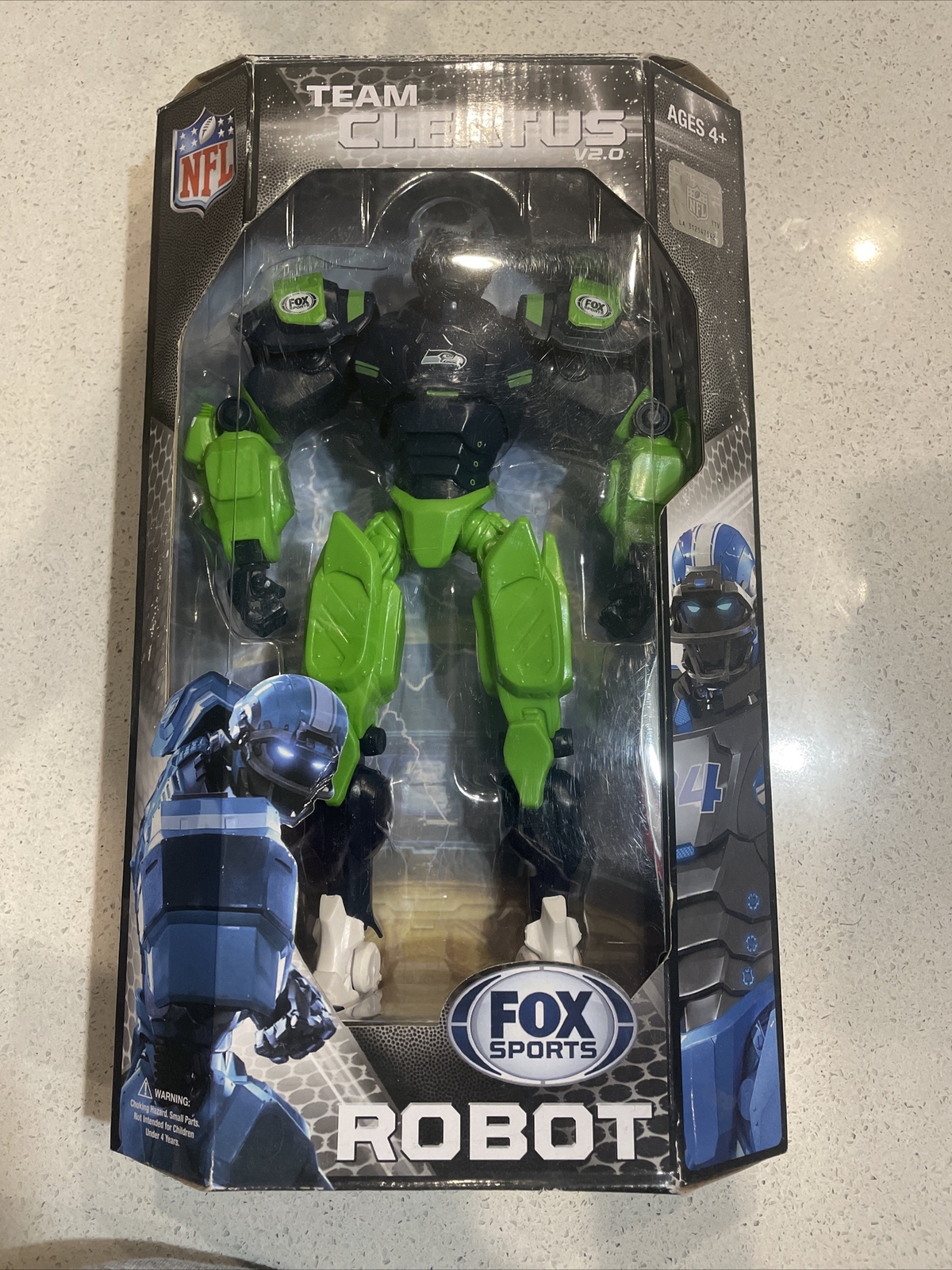 New NFL Seattle Seahawks FOX Sports 10" Robot Cleatus Action Figure ...