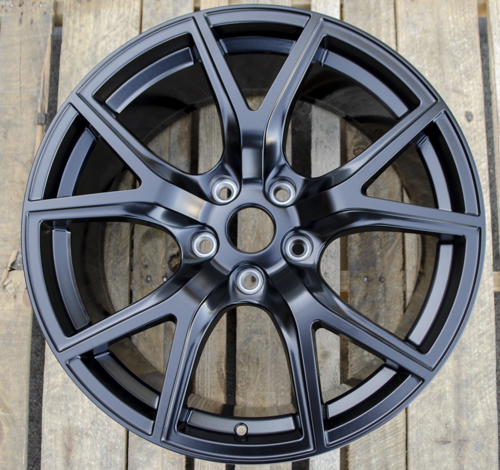 20 inch Wheels for Jeep Grand Cherokee Durango 20x9 Satin Black Rims ...