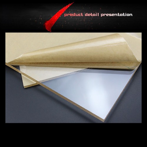 Clear Plastic sheet Cut to size Perspex panel 1~10mm Rectangles Perspex ...
