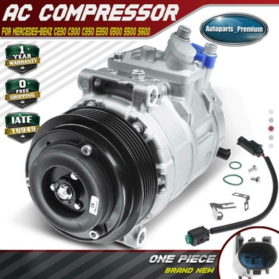 AC Compressor with Clutch for Mercedes-Benz W203 W204 W211 W163 C230 ...