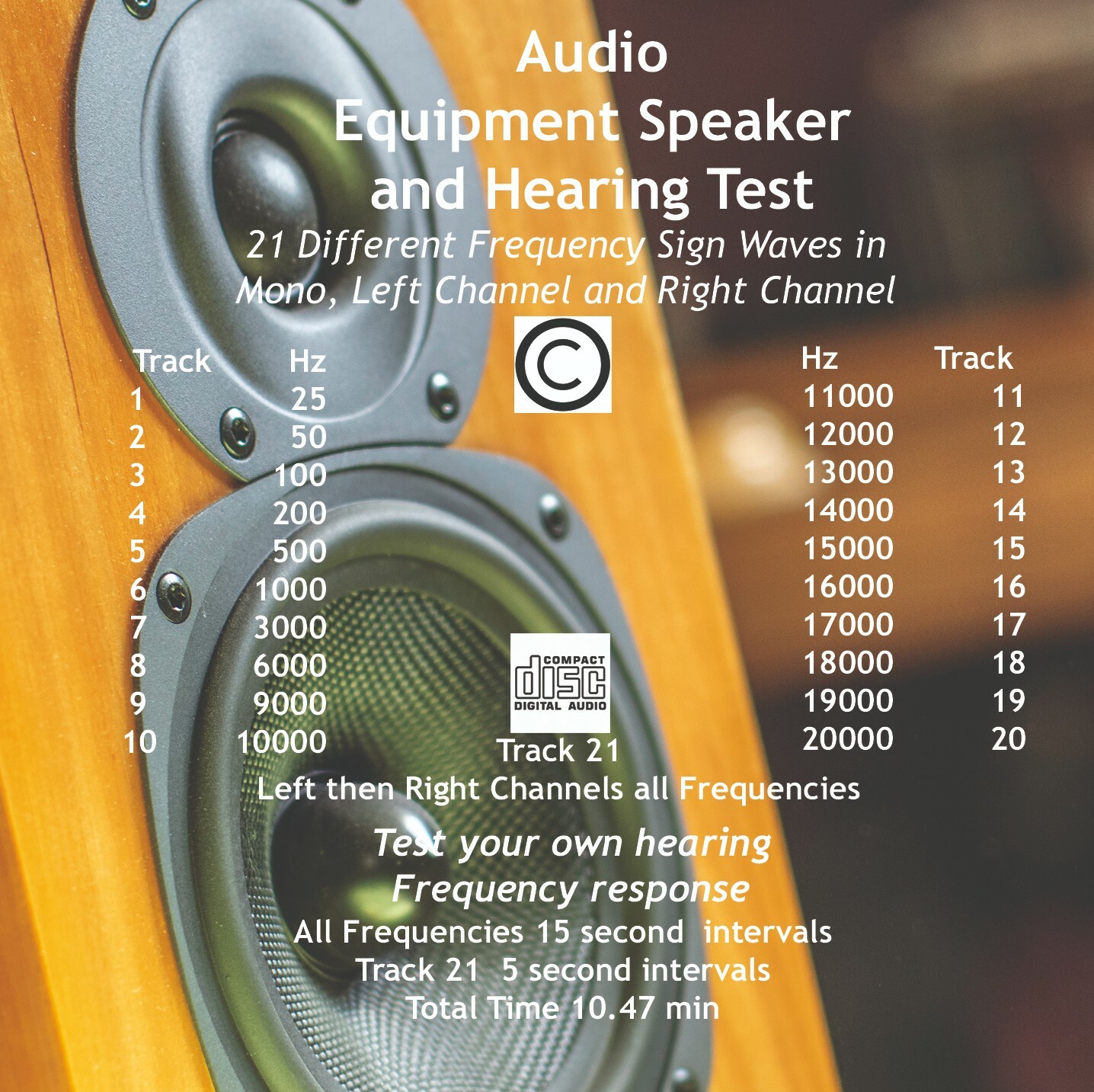 Audio Frequency and Hearing Testing CD | eBay UK