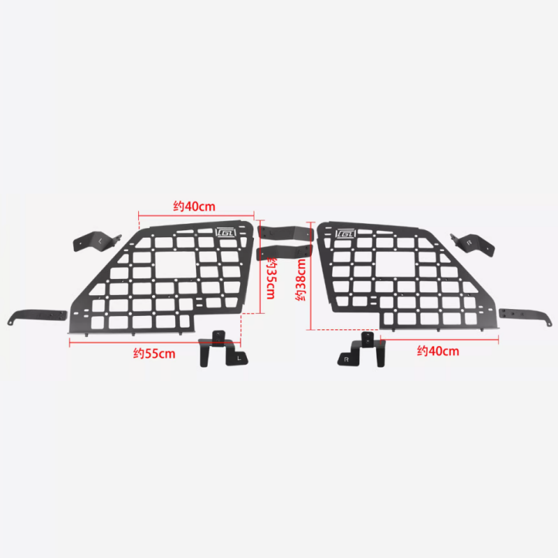 Rear Side Window Molle Storage Flank Panel For Subaru Forester 2008 ...