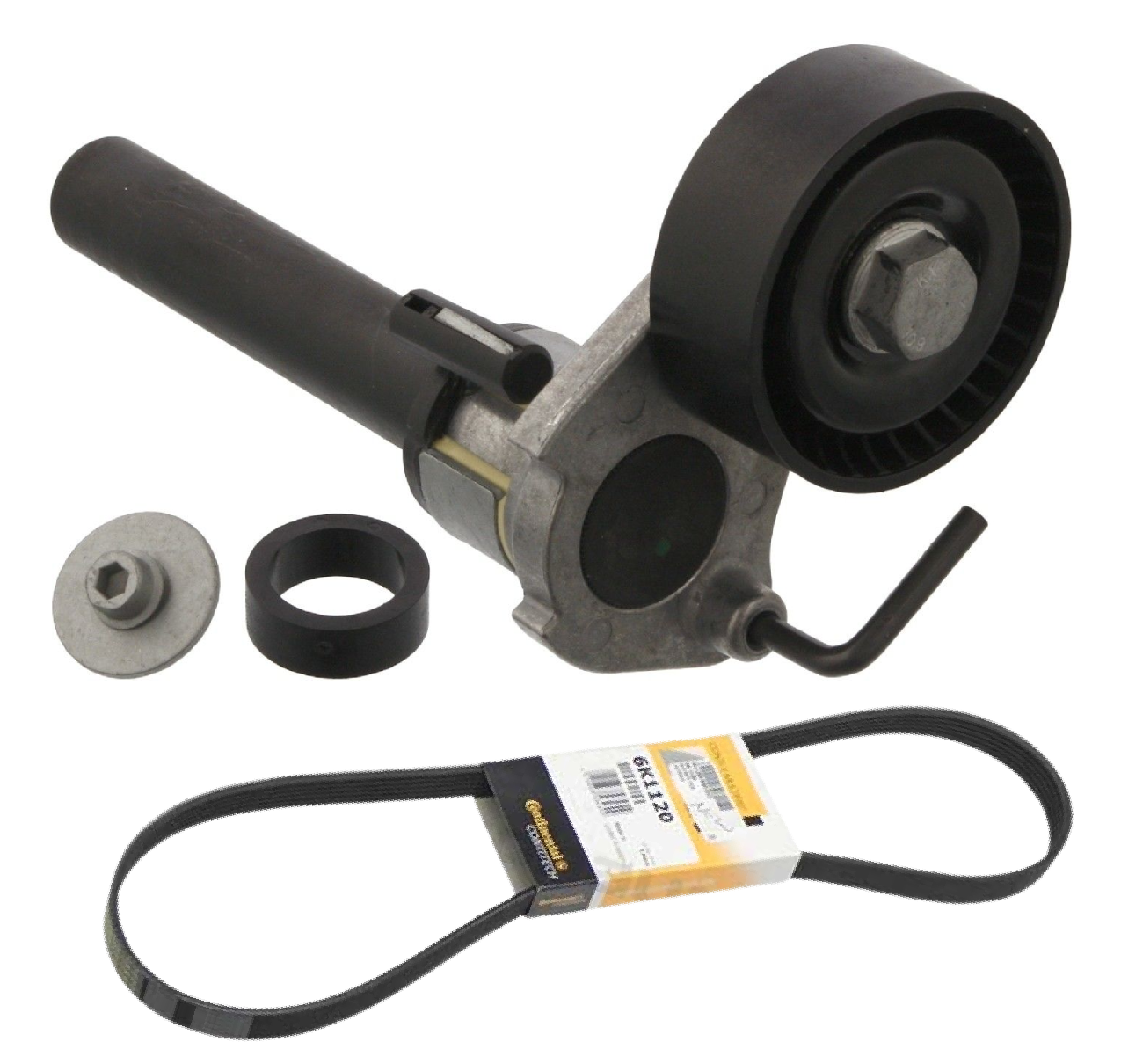 Drive Belt Tensioner w/ Belt for VW CC Eos GTI Jetta GLI Passat Tiguan ...