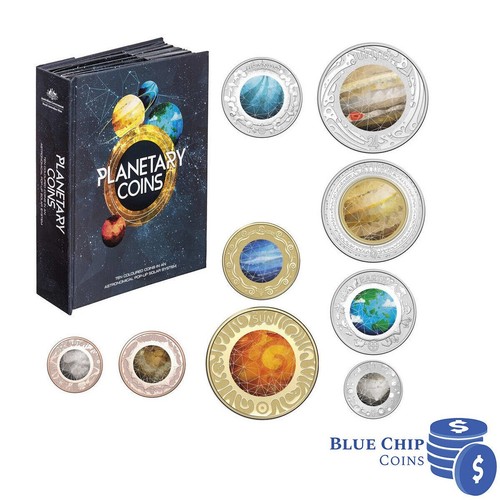 2017 PLANETARY 9 COIN COLLECTION SET IN POP-UP BOOK NO MARS COIN | eBay ...