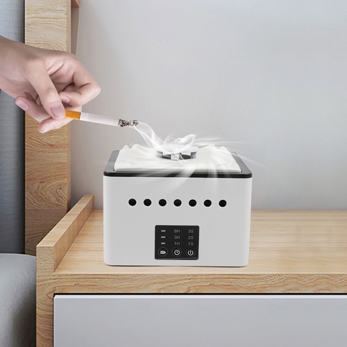 Home Smoke Grabber Filter Smokeless Ashtray Cigarette Odor Eliminator ...