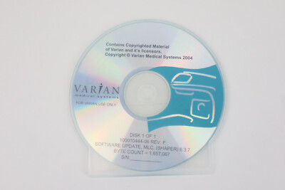 Varian Medical Systems MLC Shaper Software Update 6.3.7 Disk 1 ...