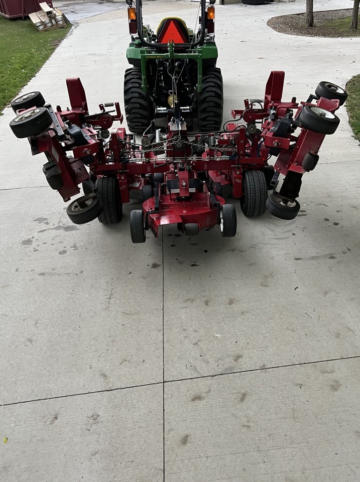 Progressive Pro-Flex 120 rough/finish mower 10ft cut width bat wing | eBay