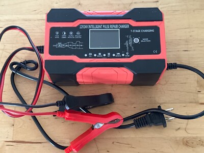 RJ TIANYE Intelligent Pulse Repair Charger Red 12V/24V RJ-C121001A | eBay