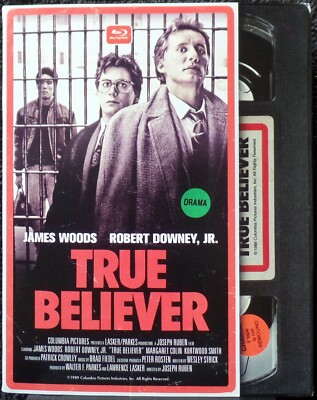 TRUE BELIEVER Blu Ray JAMES WOODS New York ROBERT DOWNEY JR Gang ...