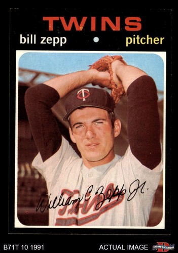 1971 Topps #271 Bill Zepp Twins 8 - NM/MT | eBay