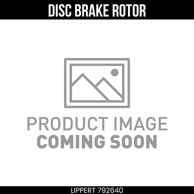 Lippert Brake Rotor with Press-In Dust Cap for 6K Axles, 6 on 5-1/2 ...