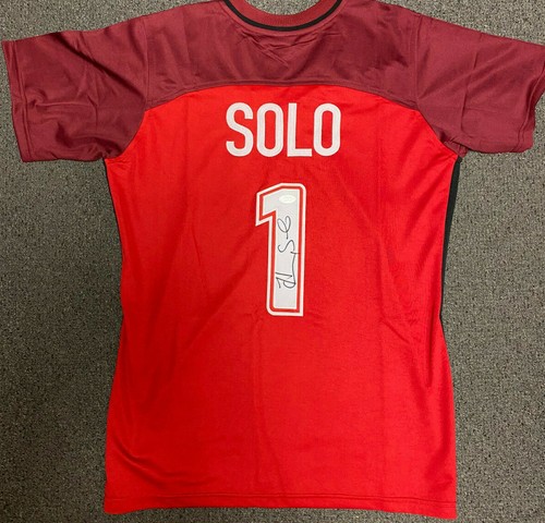 Hope Solo Autographed Jersey Team USA Soccer JSA STICKER ONLY | eBay