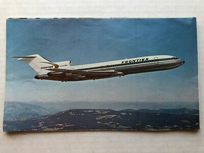 1970 Frontier Airlines Route Map Poster | eBay