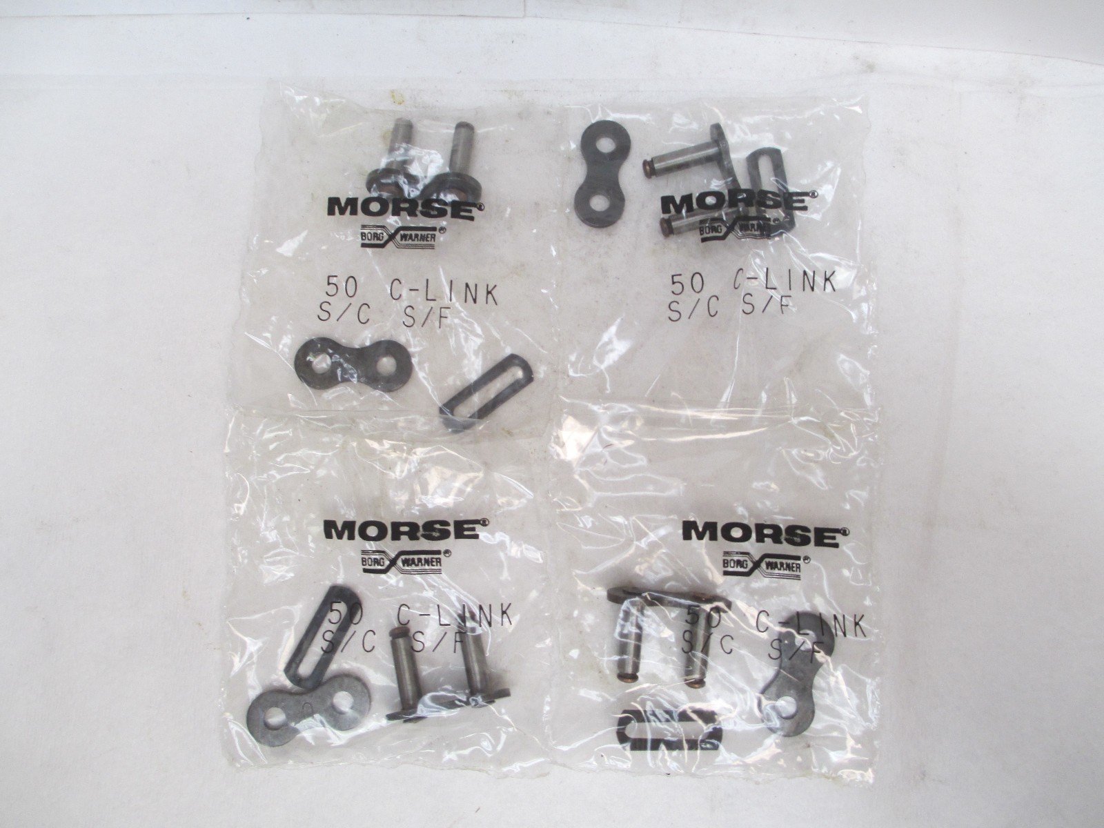 NEW "LOT OF 4" MORSE 50 CONNECTING CHAIN LINK SPRING CLIP | eBay