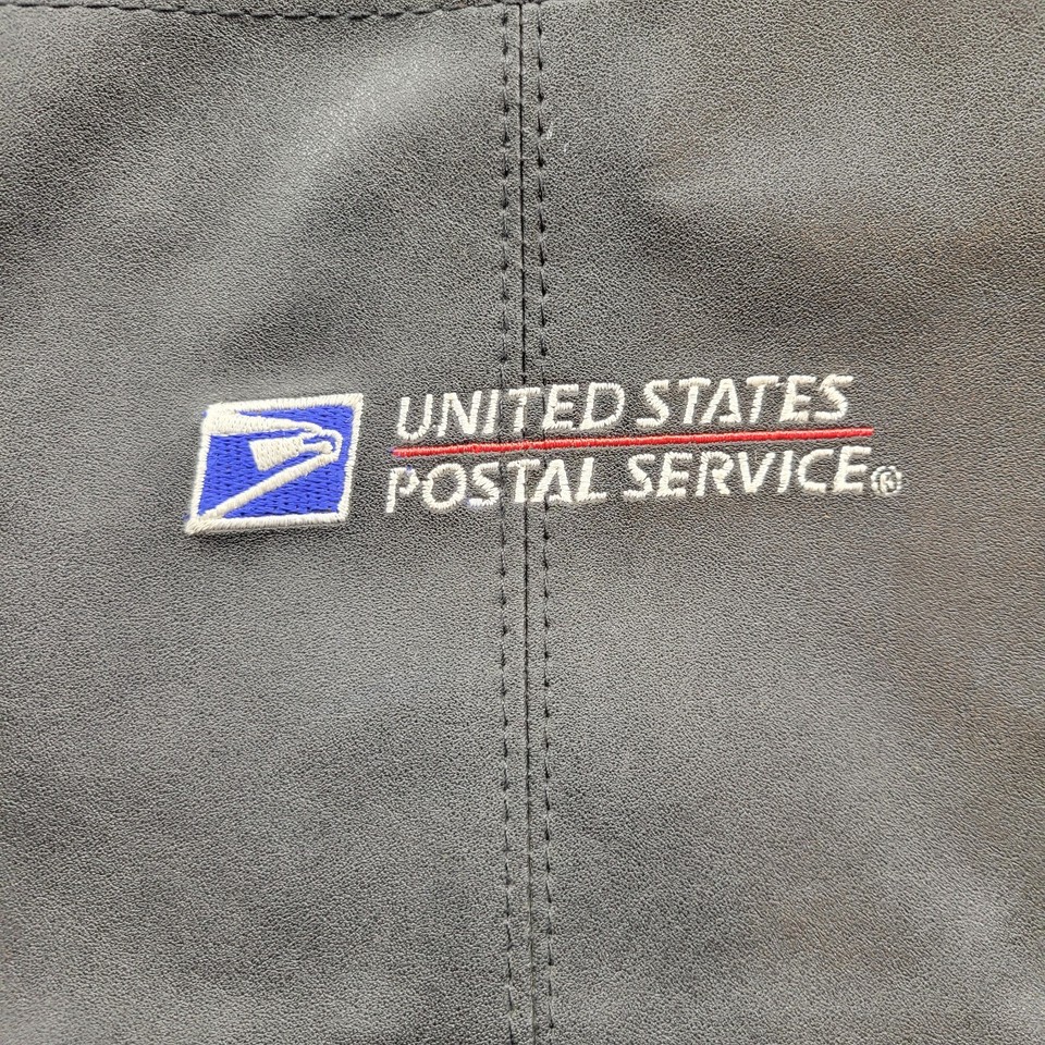 USPS Faux Leather Black Messenger Briefcase Bag | eBay