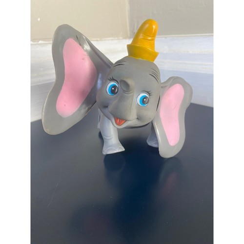 Retro Vintage 1970s Walt Disney Dumbo Toy Doll Figure Plastic & Vinyl ...