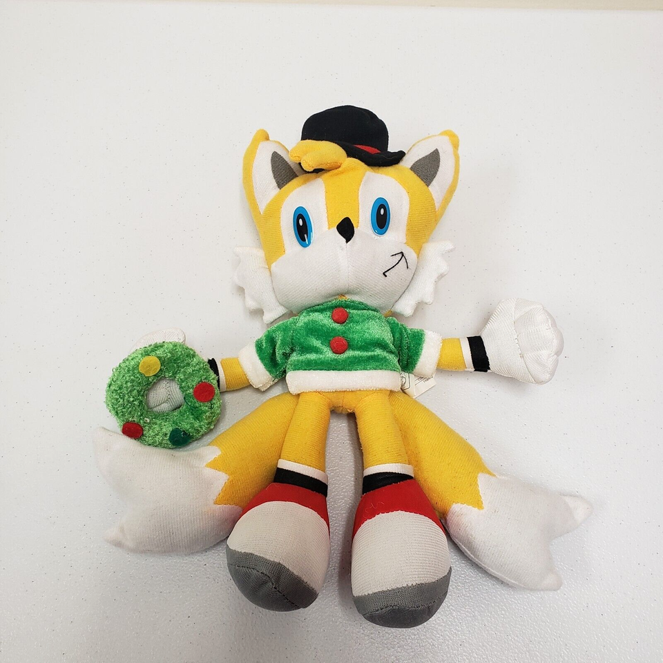 Toy Network 12" Sonic the Hedgehog Tails Christmas Wreath Black Hat ...