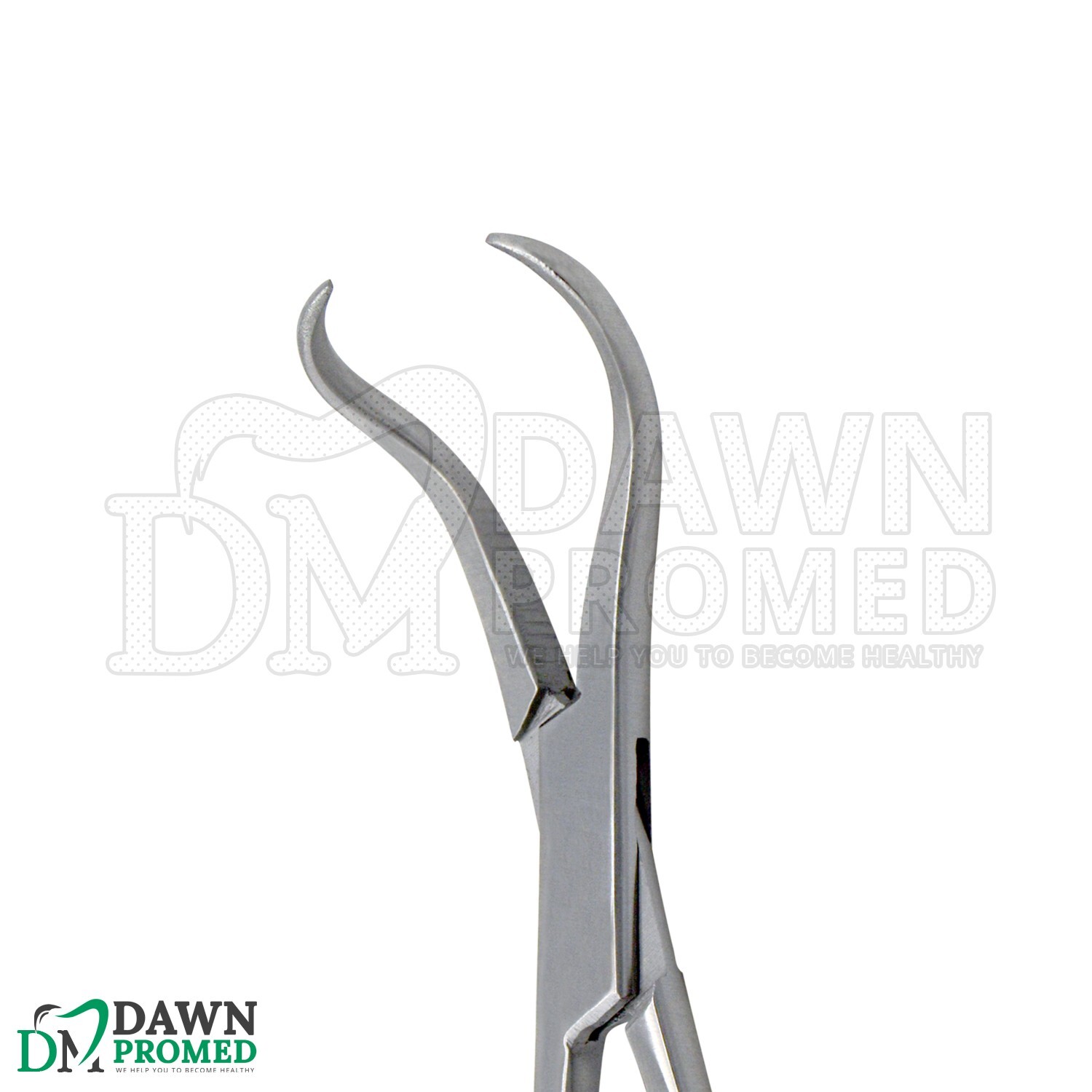 6 Pcs Bone Reduction Forceps 5.5" Curved Pointed Tip Gold Plated ...