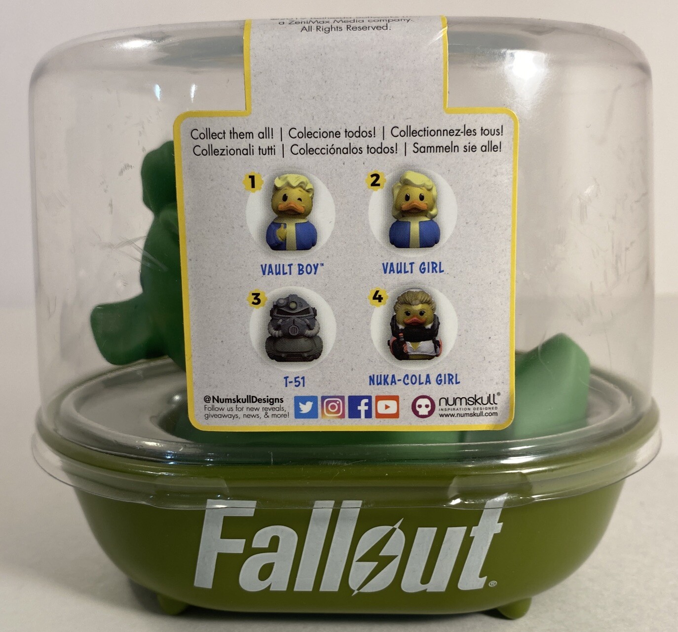 Fallout Tubbz 0 Glow In The Dark Vault Boy Rubber Duck Ltd Edition ...