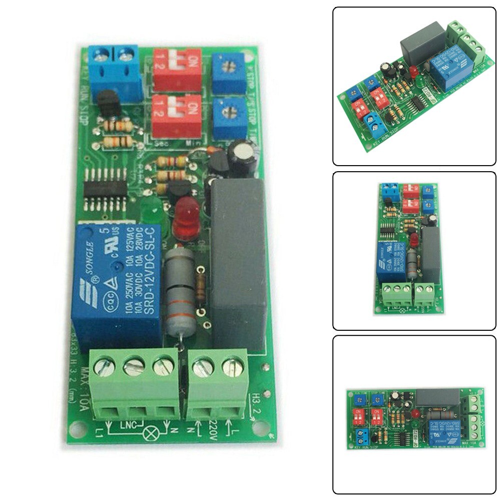Advanced AC110V 120V 220V Timer Delay Relay Switch Module for Precise ...